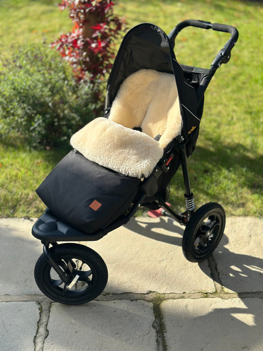 Sheepskin Footmuff for the Out n About Nipper – Baa Baby