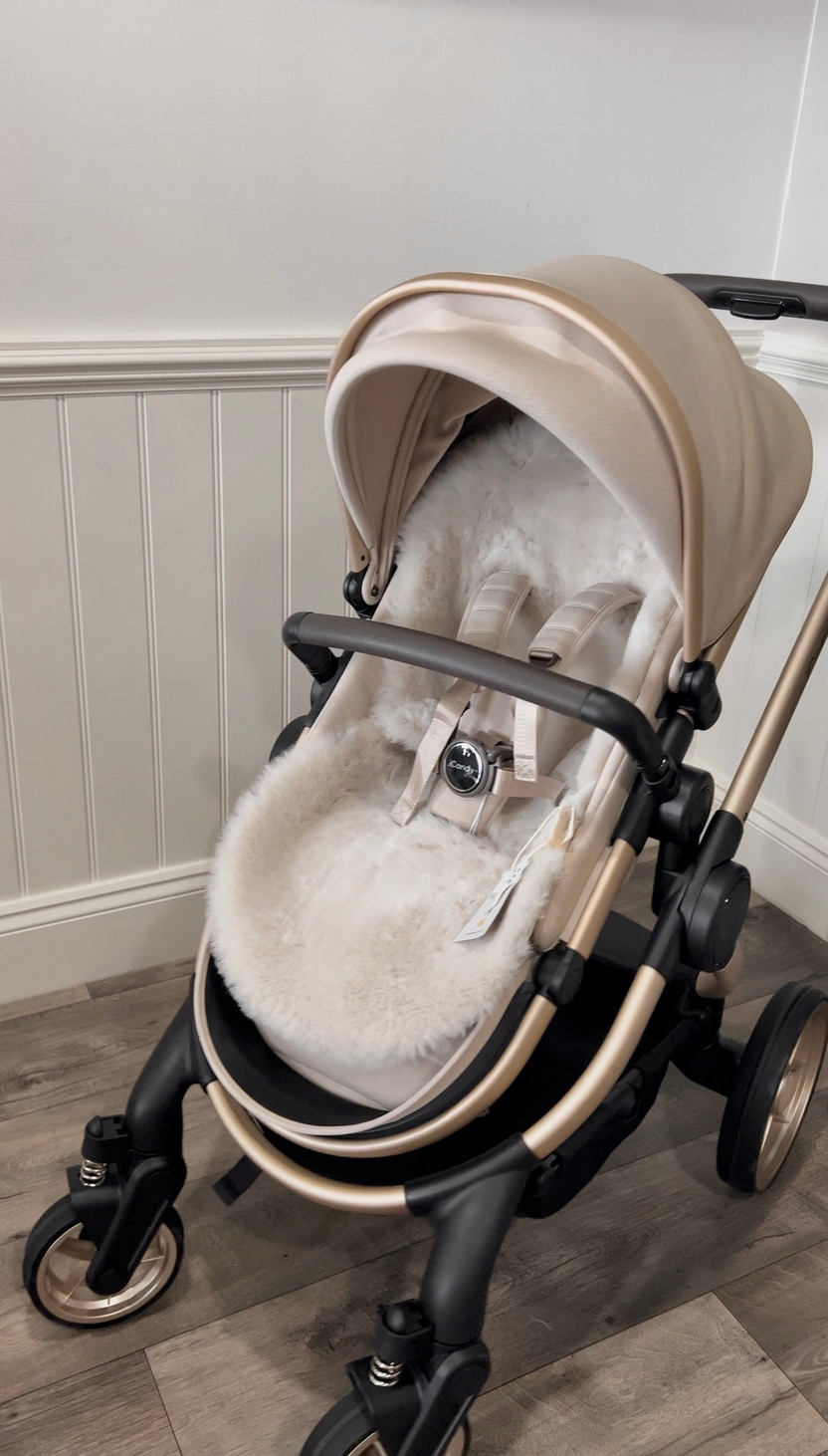 Sheepskin Pram Liner Fitting Gallery – Baa Baby